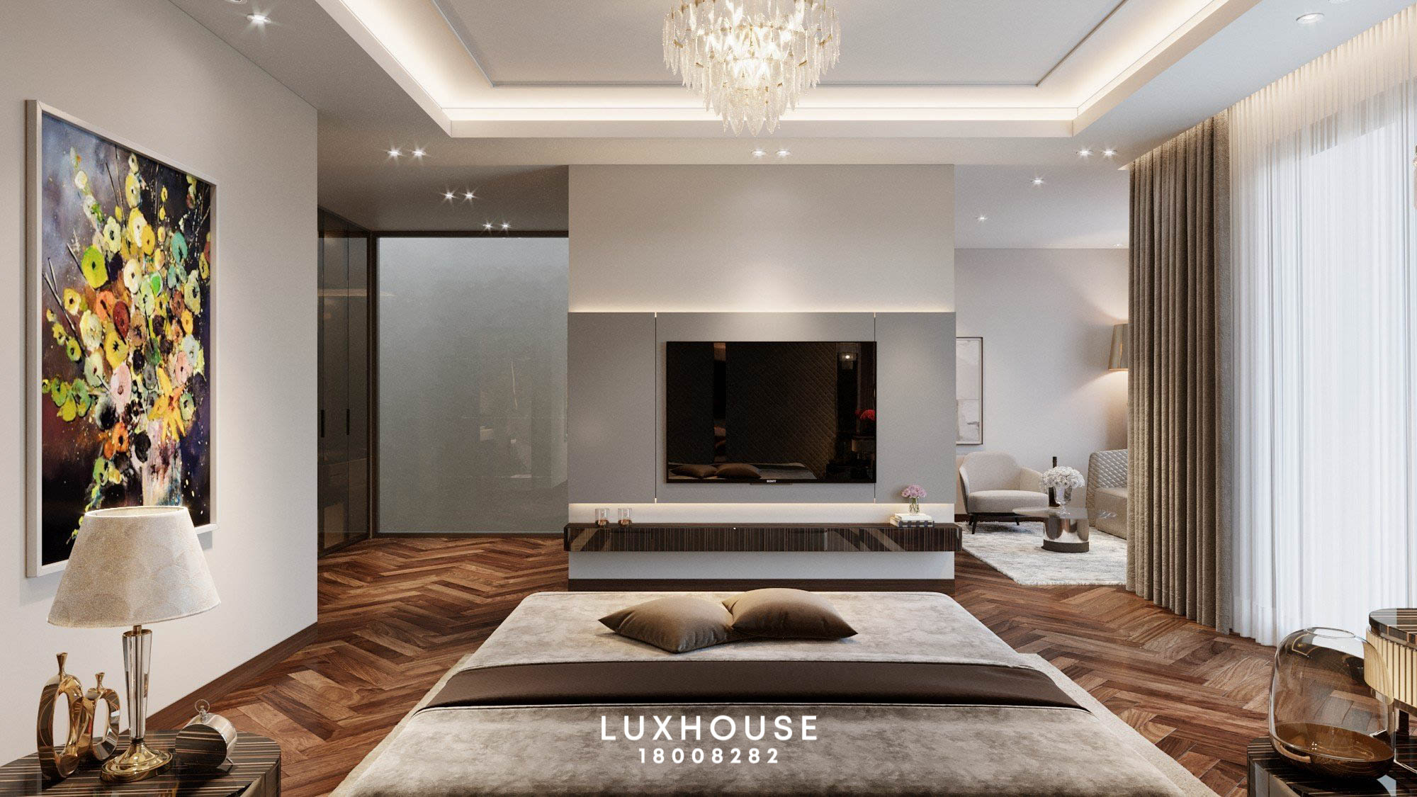 Phong Cách Tân Cổ Kết Hợp Hiện Đại - Biệt Thự Thanh Hóa - Anh Dương - Nội Thất LuxHome Việt Nam